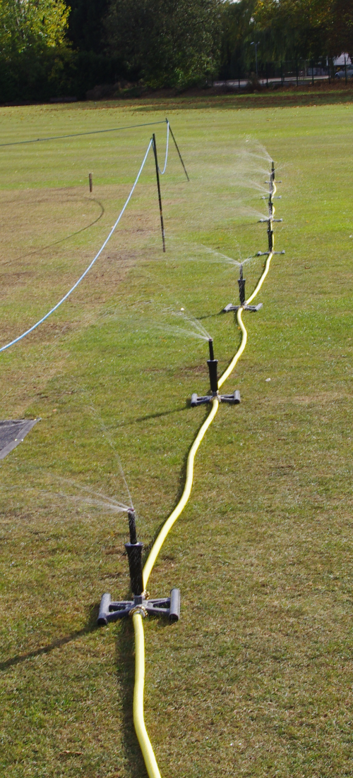 Sprinkler System for one Wicket of Cricket Square Pitch irrigation for ...